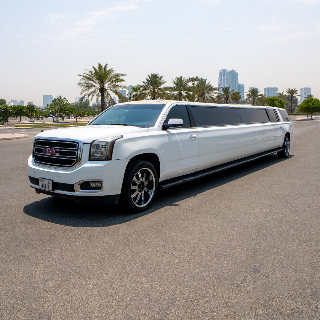 GMC VIP Stretch Limousine Dubai | Luxury Limo Hire